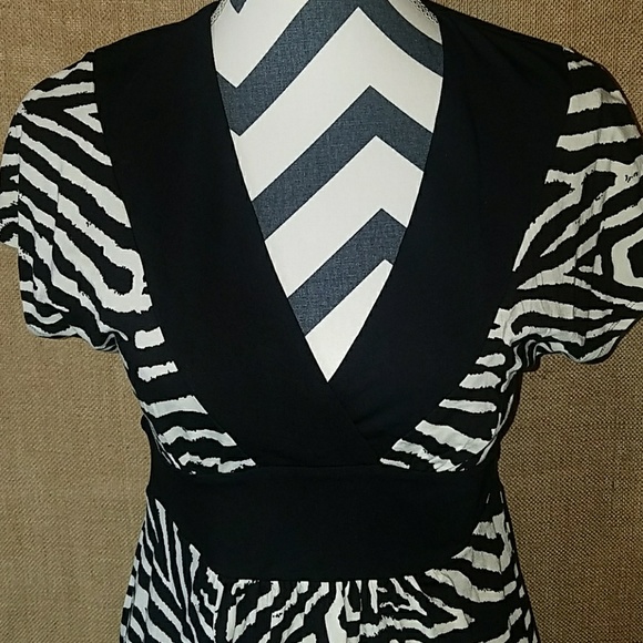 MICHAEL Michael Kors | Tops | Michael Kors Zebra Pattern Top | Poshmark